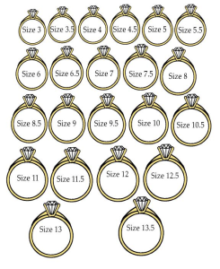 Woman Ring Size Chart - Ring Size Chart